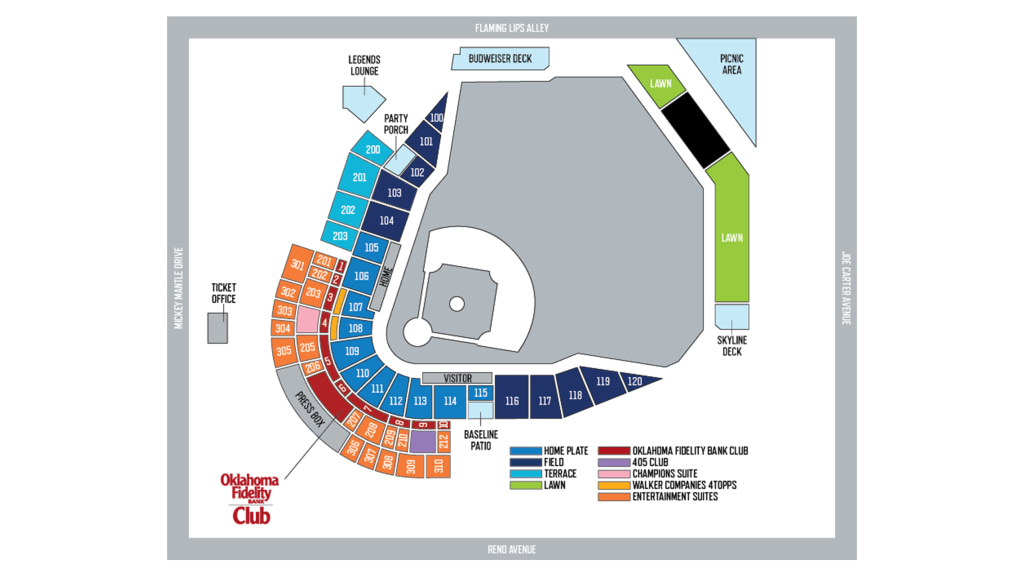 Seating Map | Dodgers