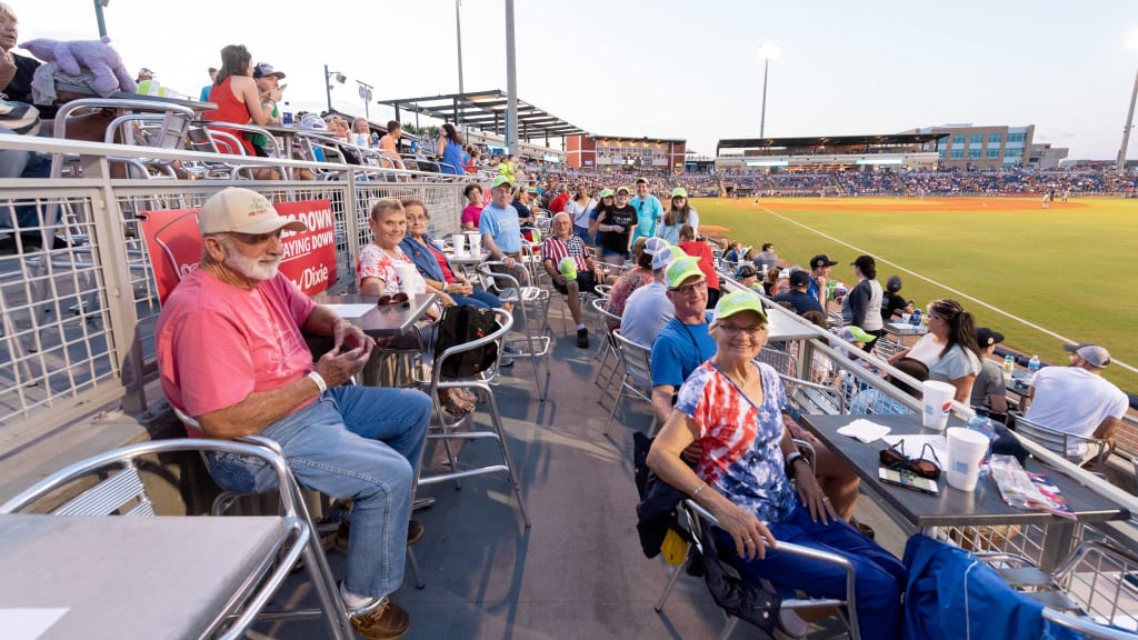 Party Decks | Blue Wahoos