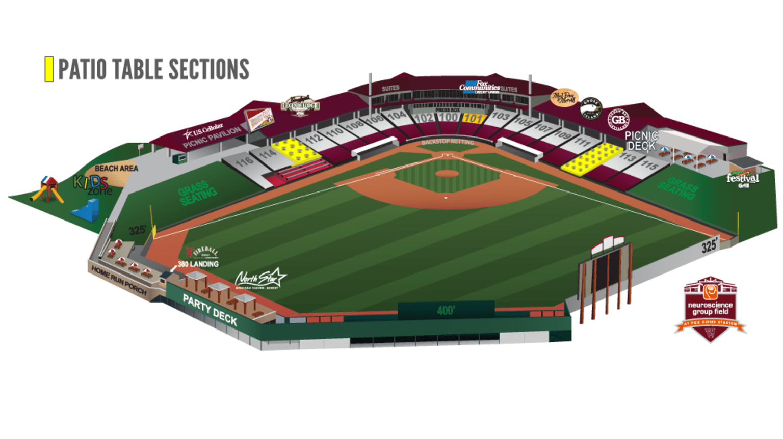 Patio Tables | Timber Rattlers