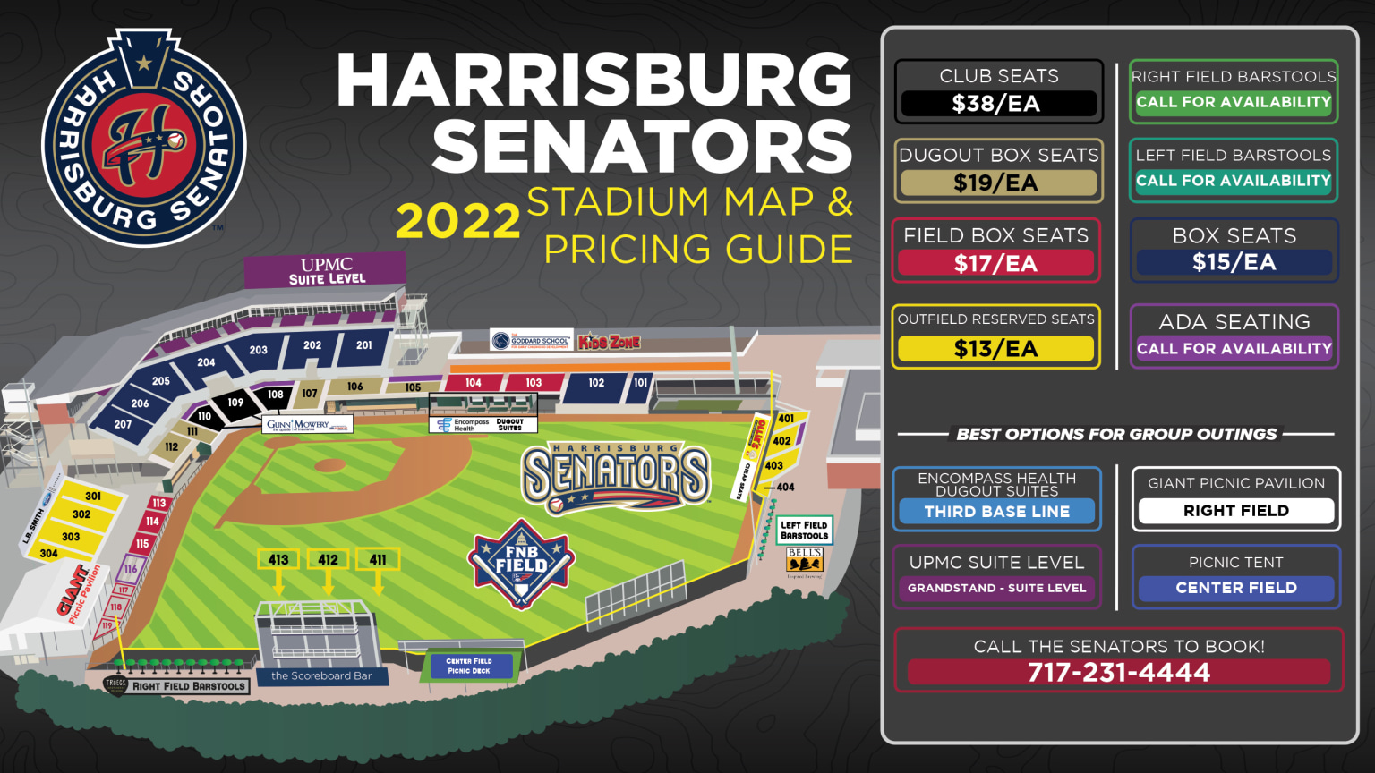 Senators Seating Chart | Senators