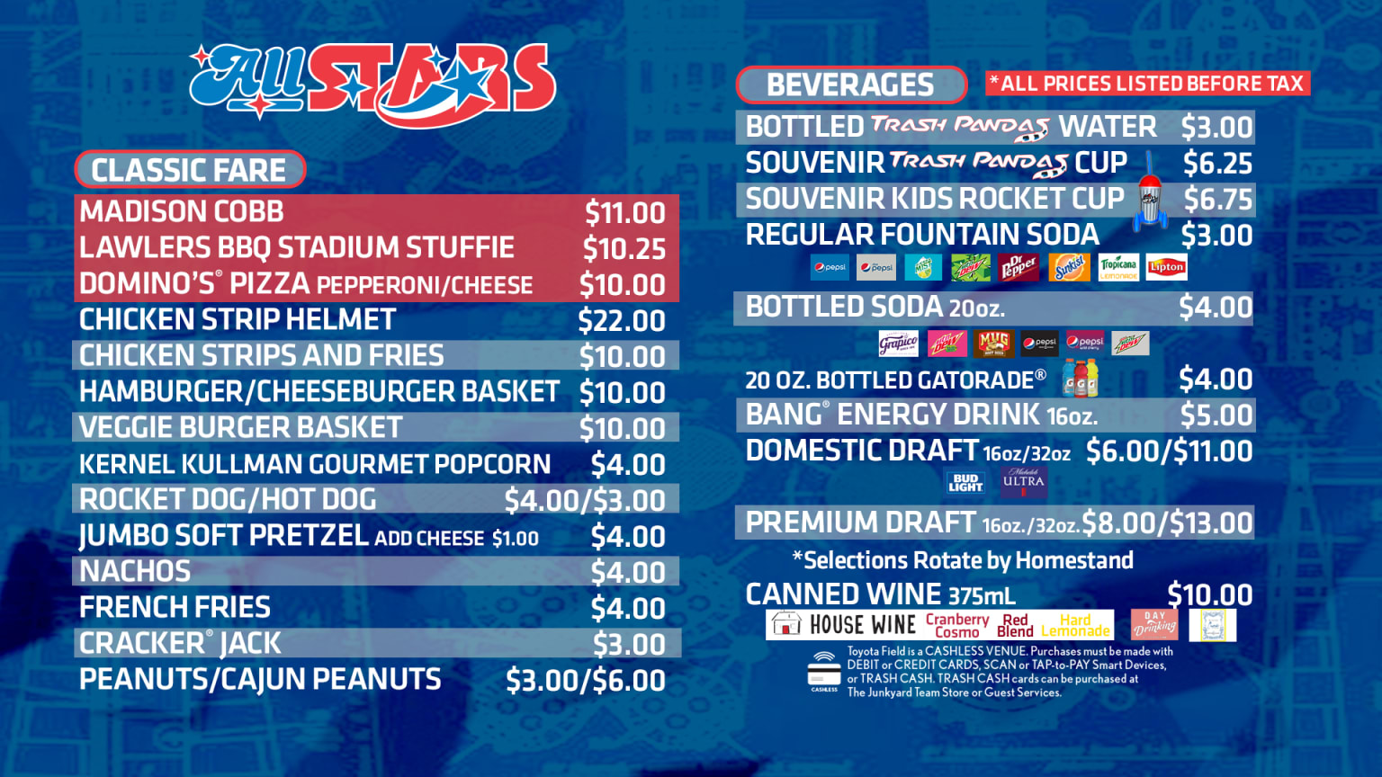 Know Before You Go | Trash Pandas