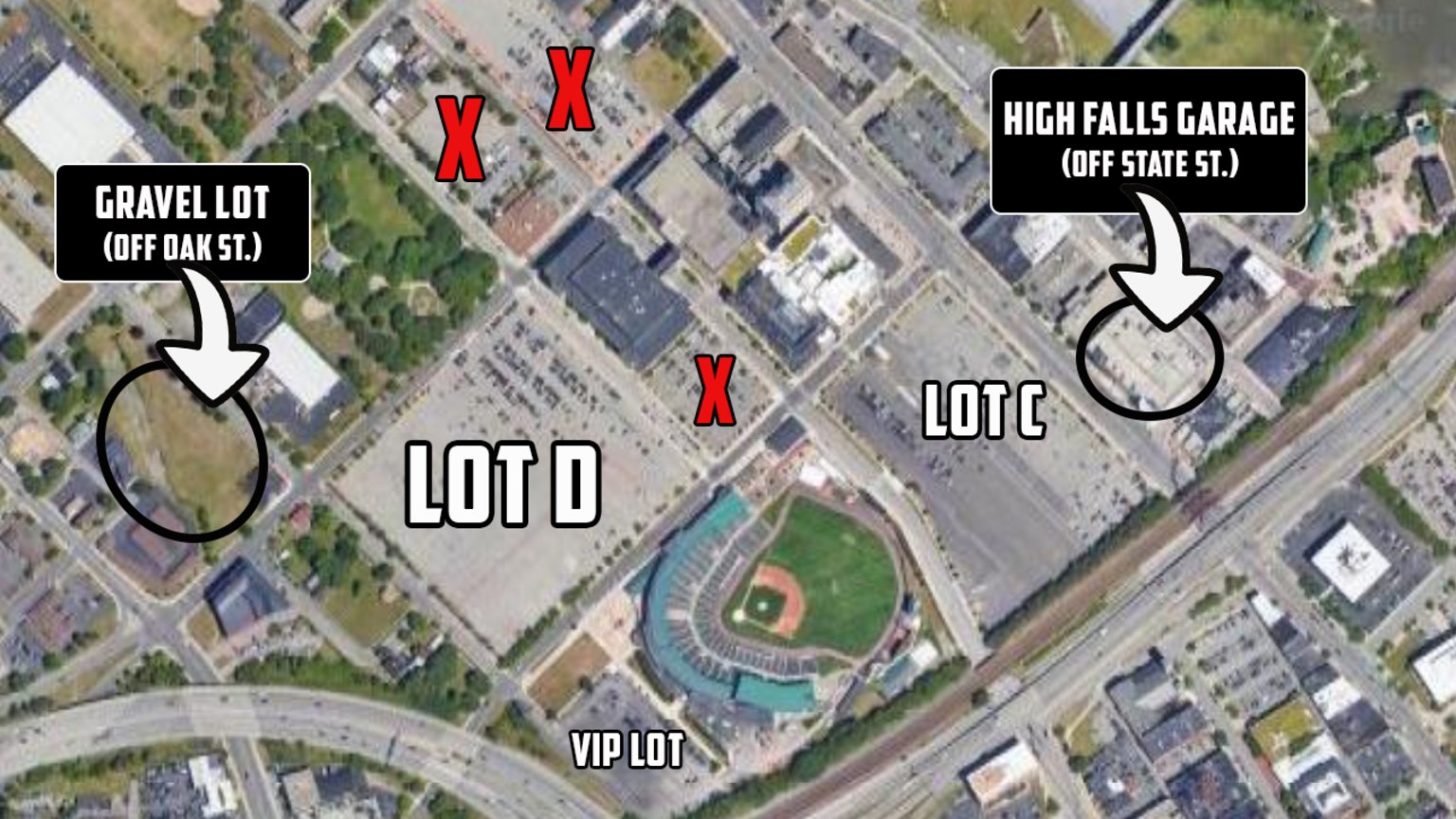 Frontier Field Parking | Red Wings