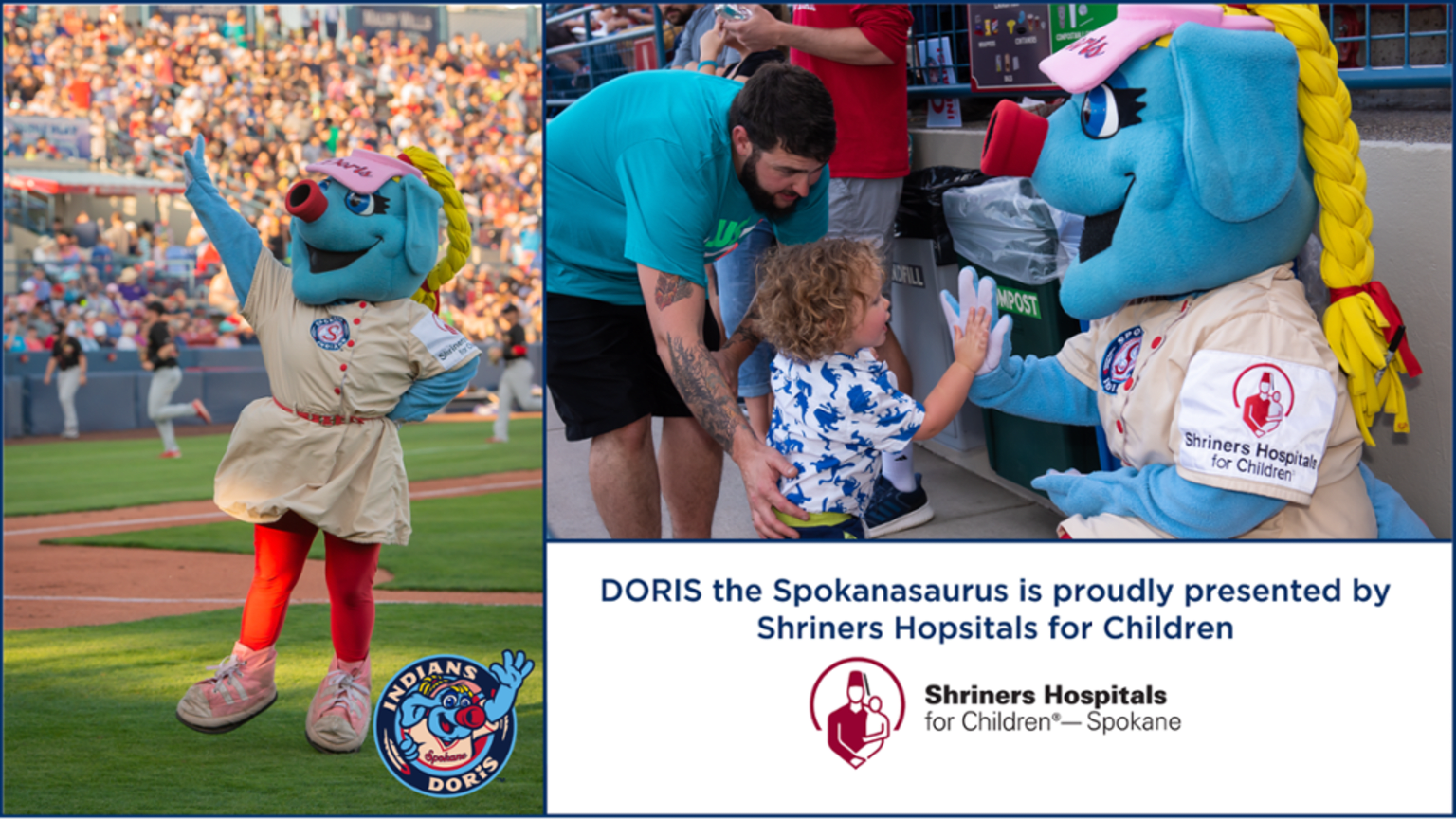 Spokane Indians Doris the Spokanasaurus | Indians