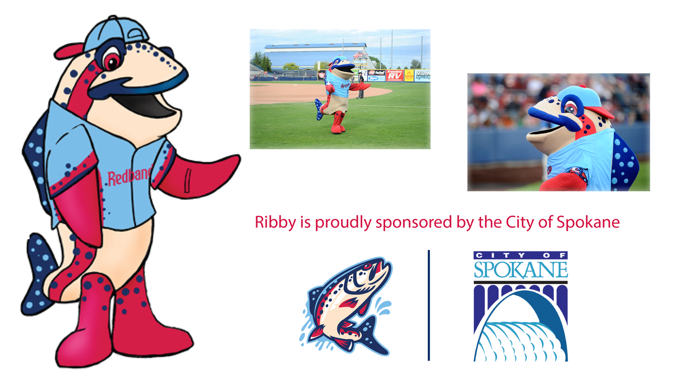 Spokane Indians Ribby the Redband Trout | Indians