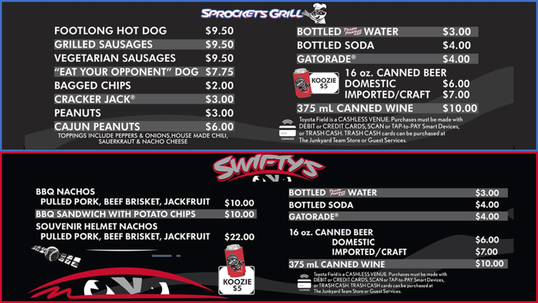 Know Before You Go | Trash Pandas