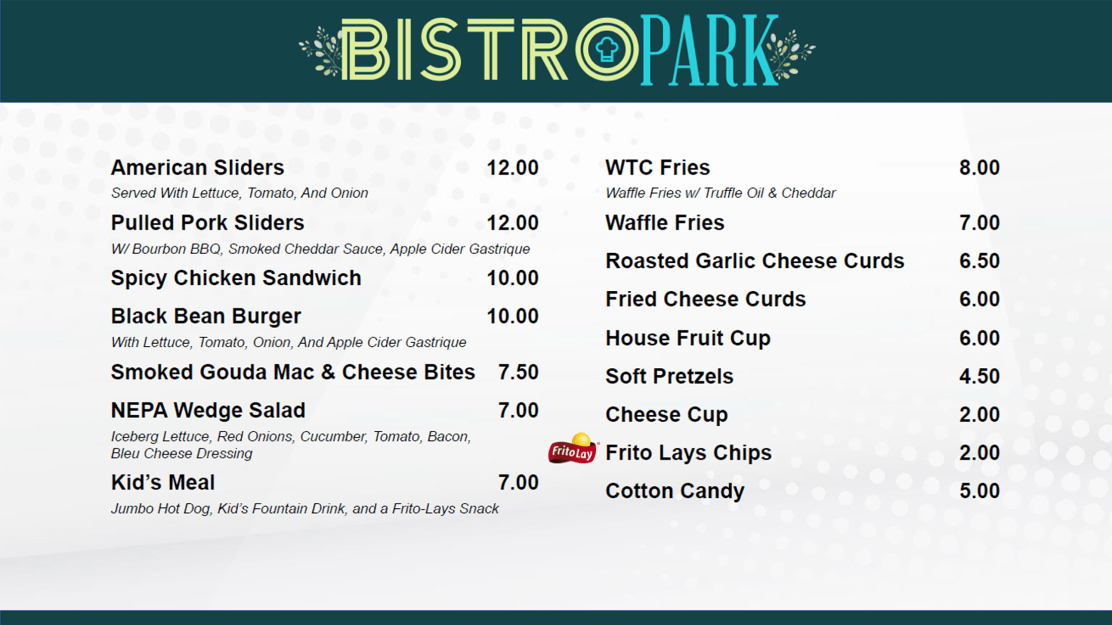 Food & Beverages at PNC Field | RailRiders