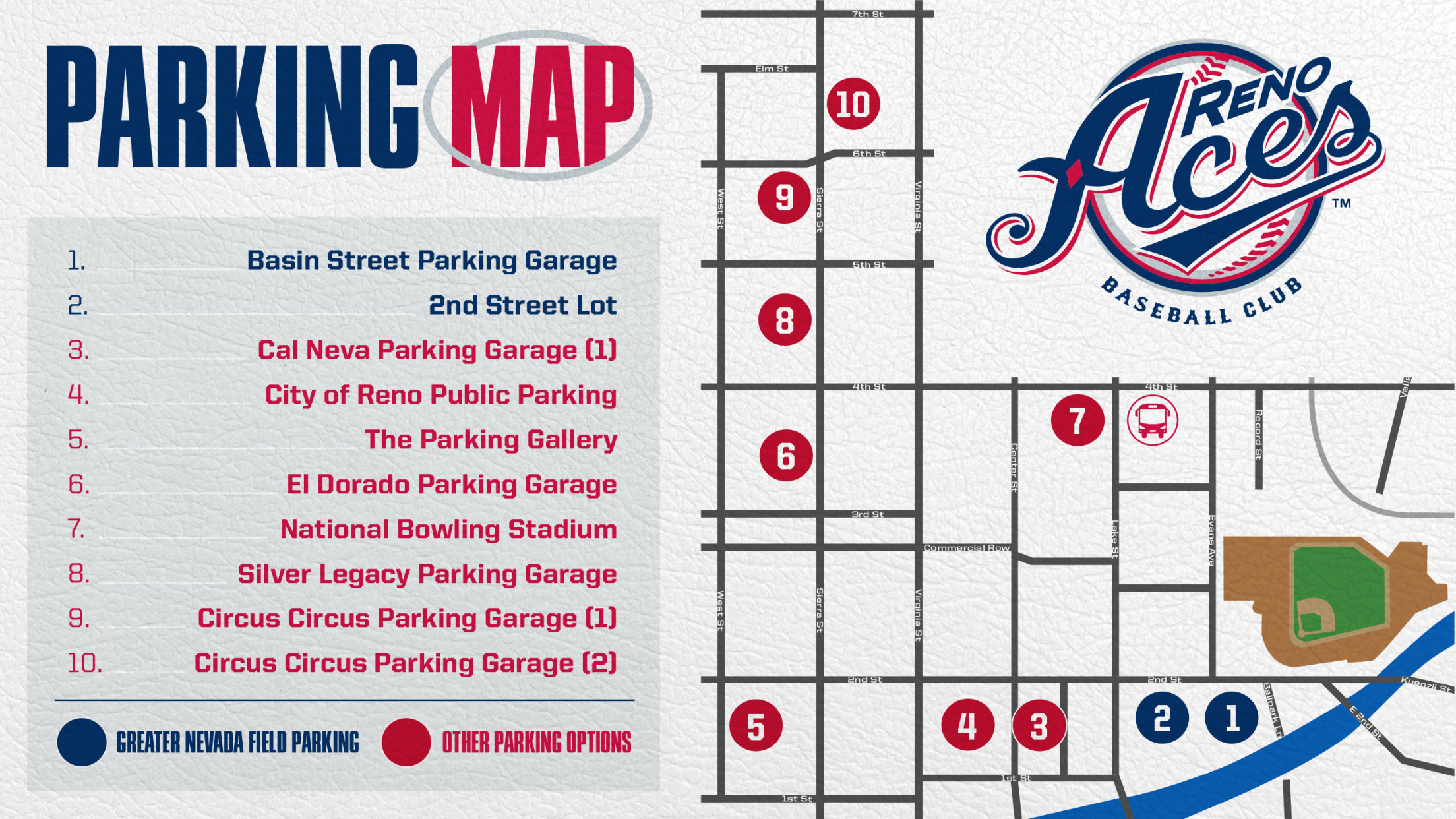 Parking Map | Aces