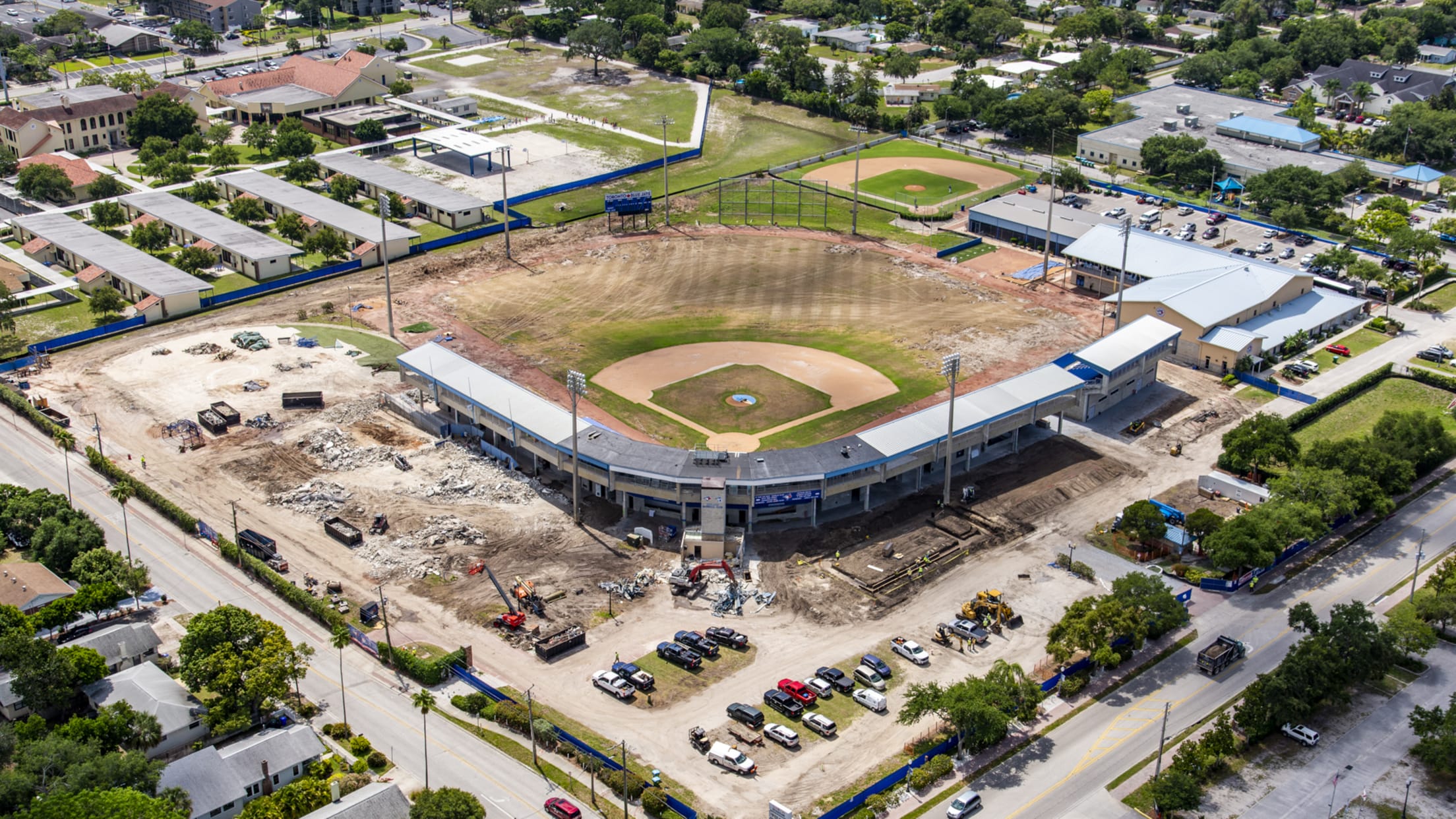 Blue Jays Renovations - Aerial Photos | Blue Jays