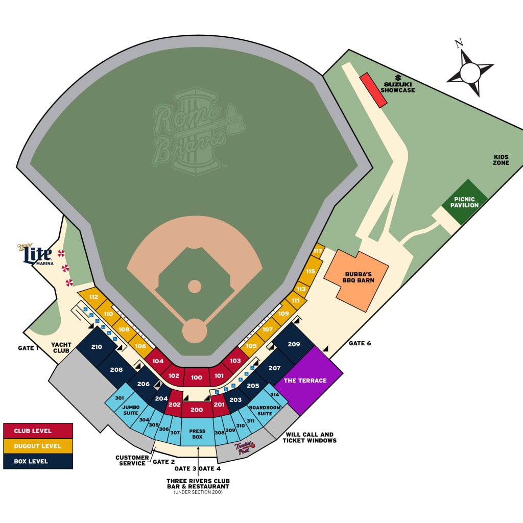 Seating Chart | Braves