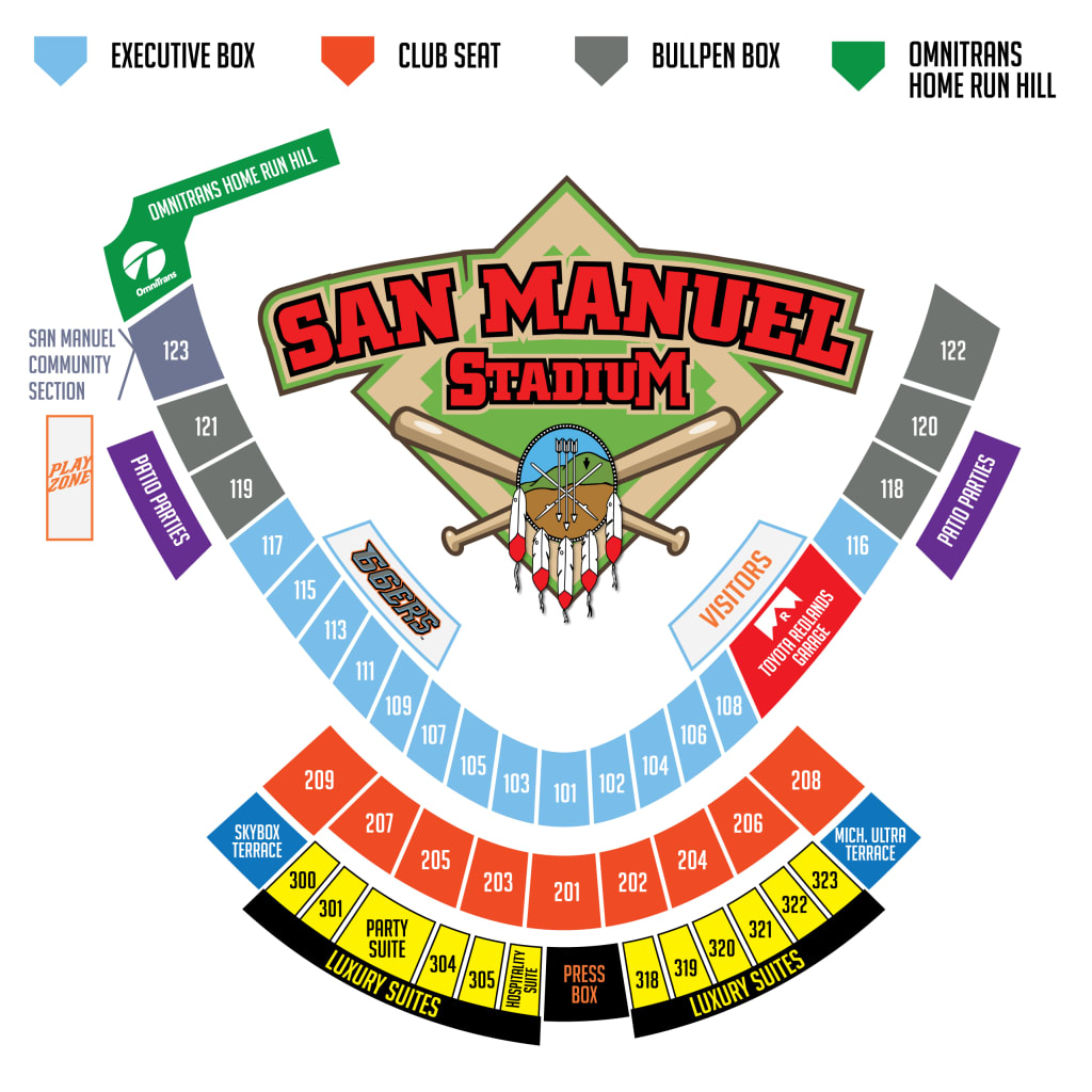 Stadium Map | 66ers