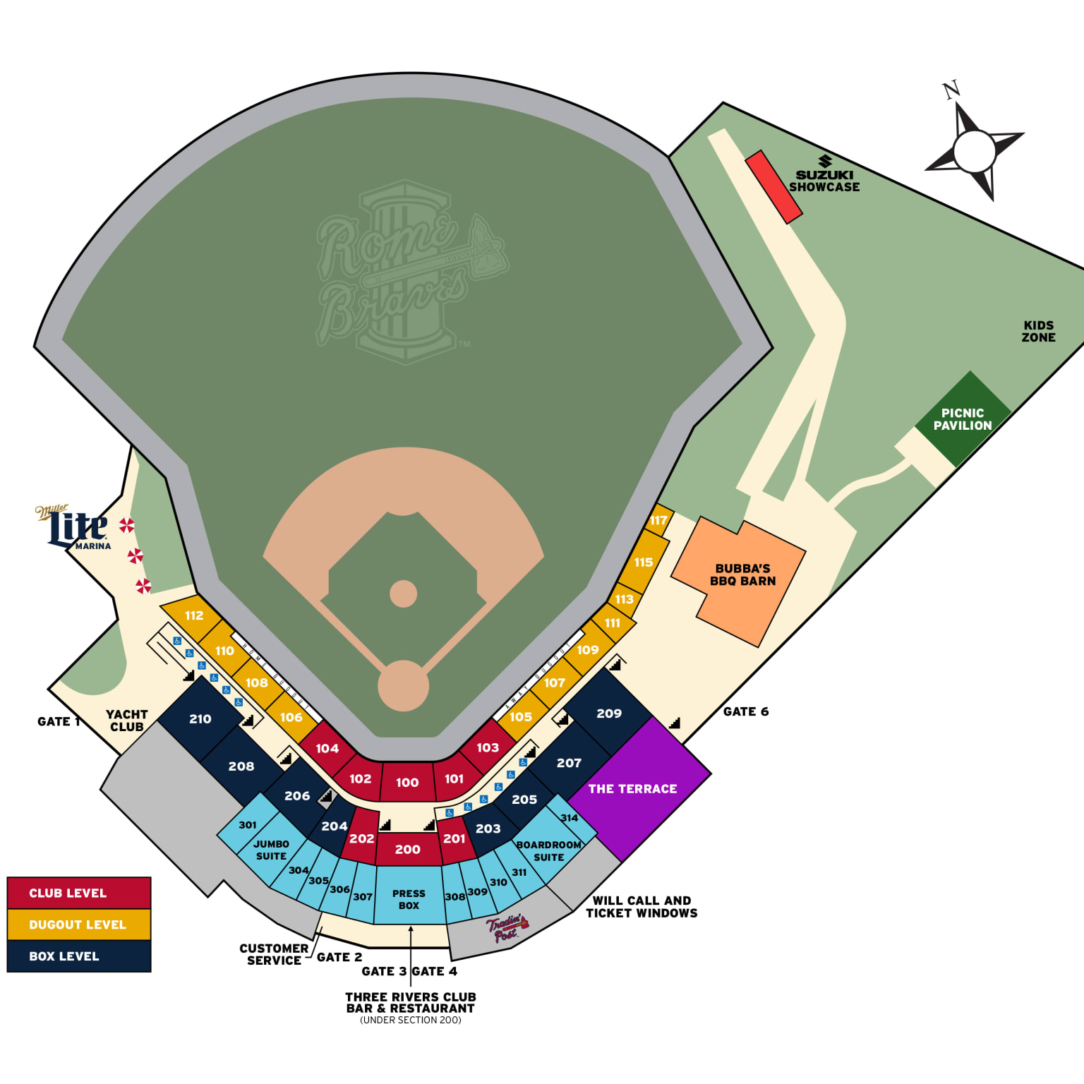 Seating Chart | Braves