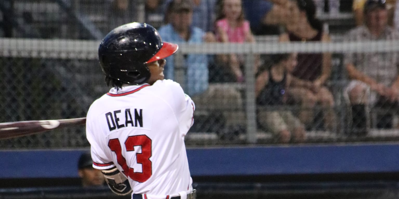 Dean Homers, D-Braves Outlasted in Rain-Shortened Contest | MiLB.com