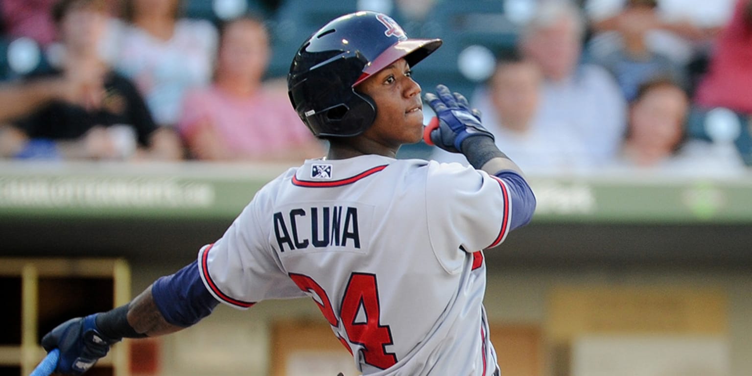Top Atlanta Braves prospect Ronald Acuna homers in third straight games ...