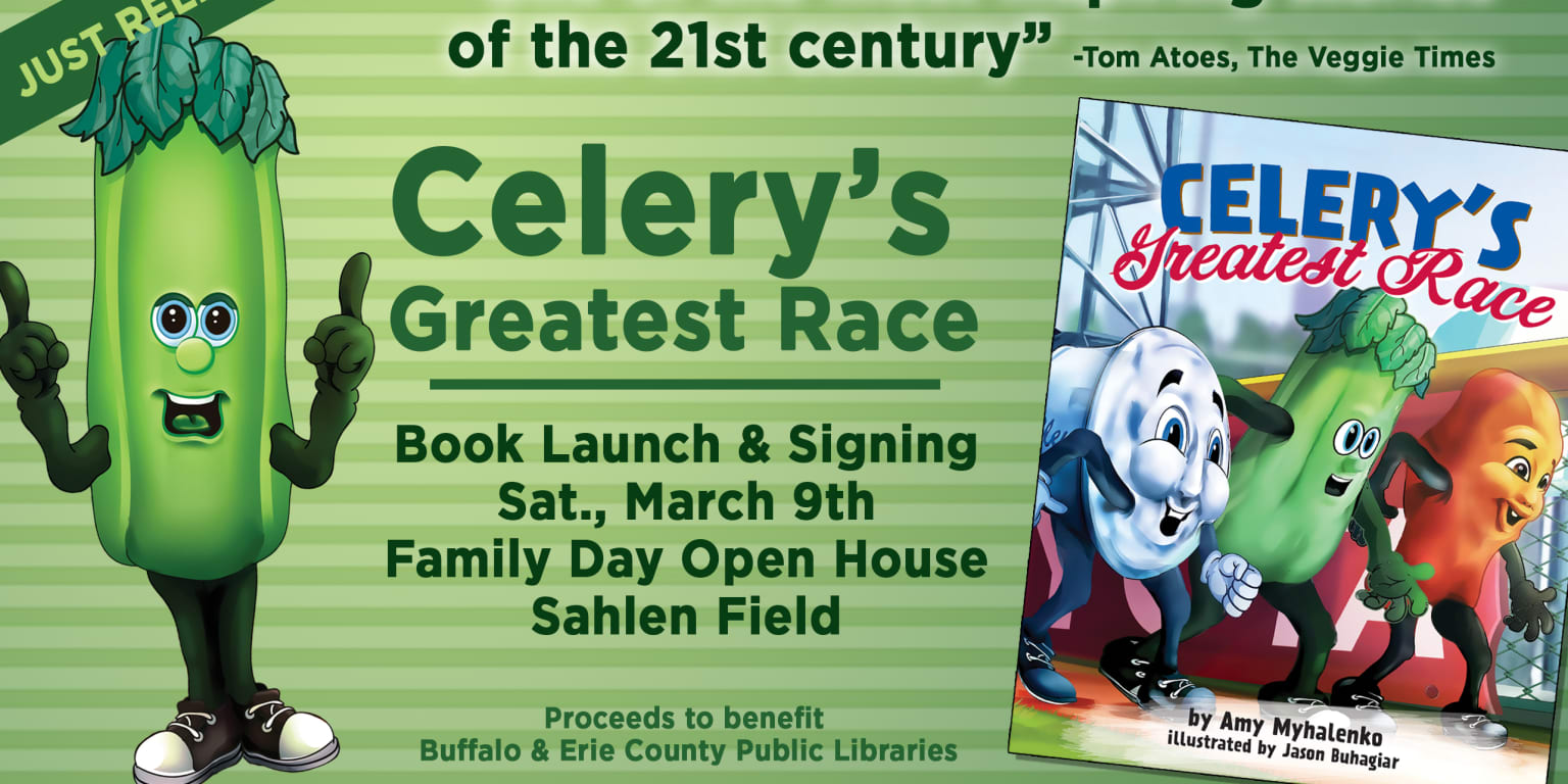 Celery's Greatest Race children's book announced, first available March ...