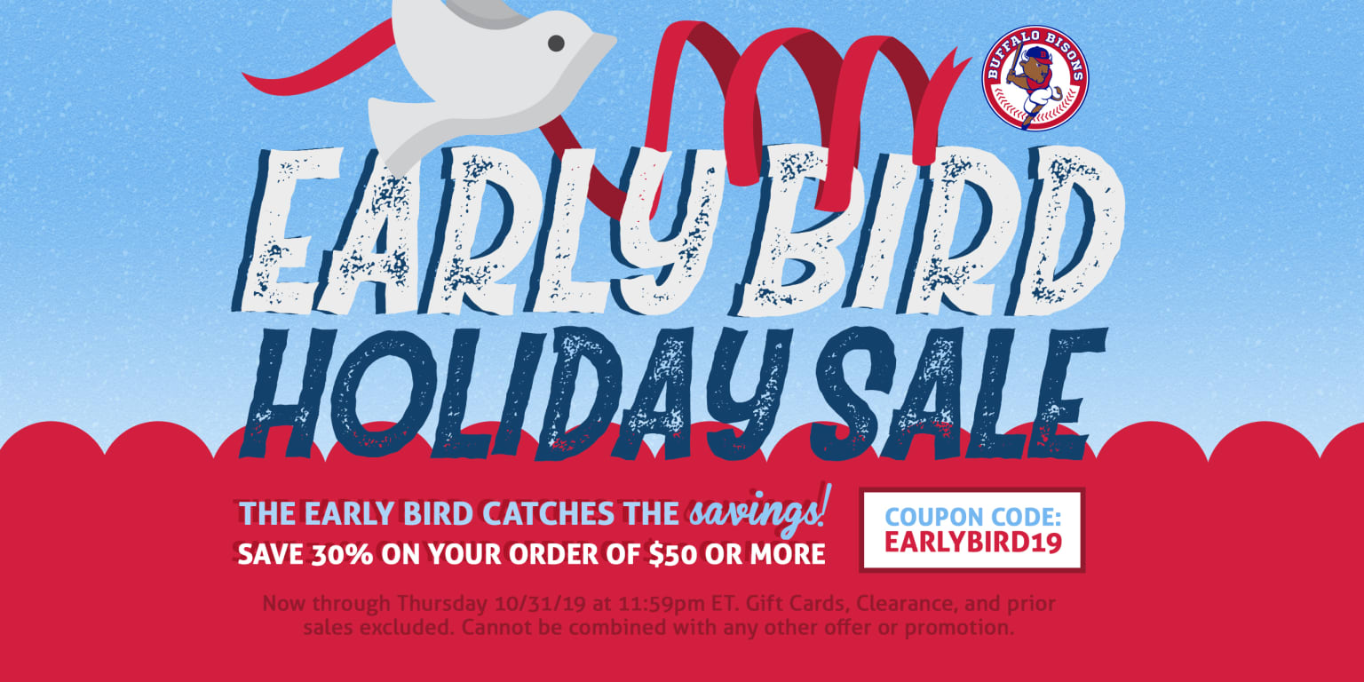 SAVE 30% with Early Bird Holiday Sale | MiLB.com