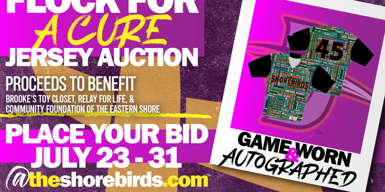 Flock for a Cure Jersey Auction NOW AVAILABLE for bids! | MiLB.com