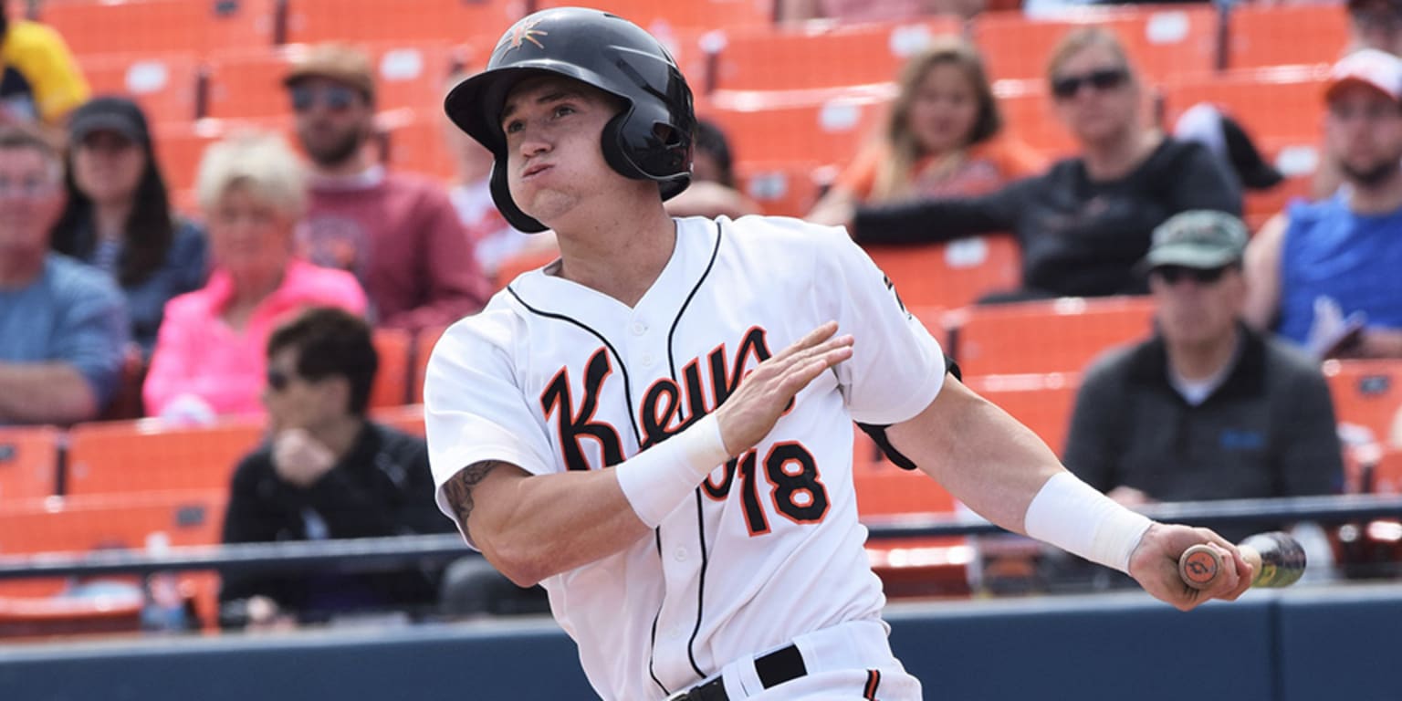 Frederick Keys' Austin Hays homers three times | MiLB.com