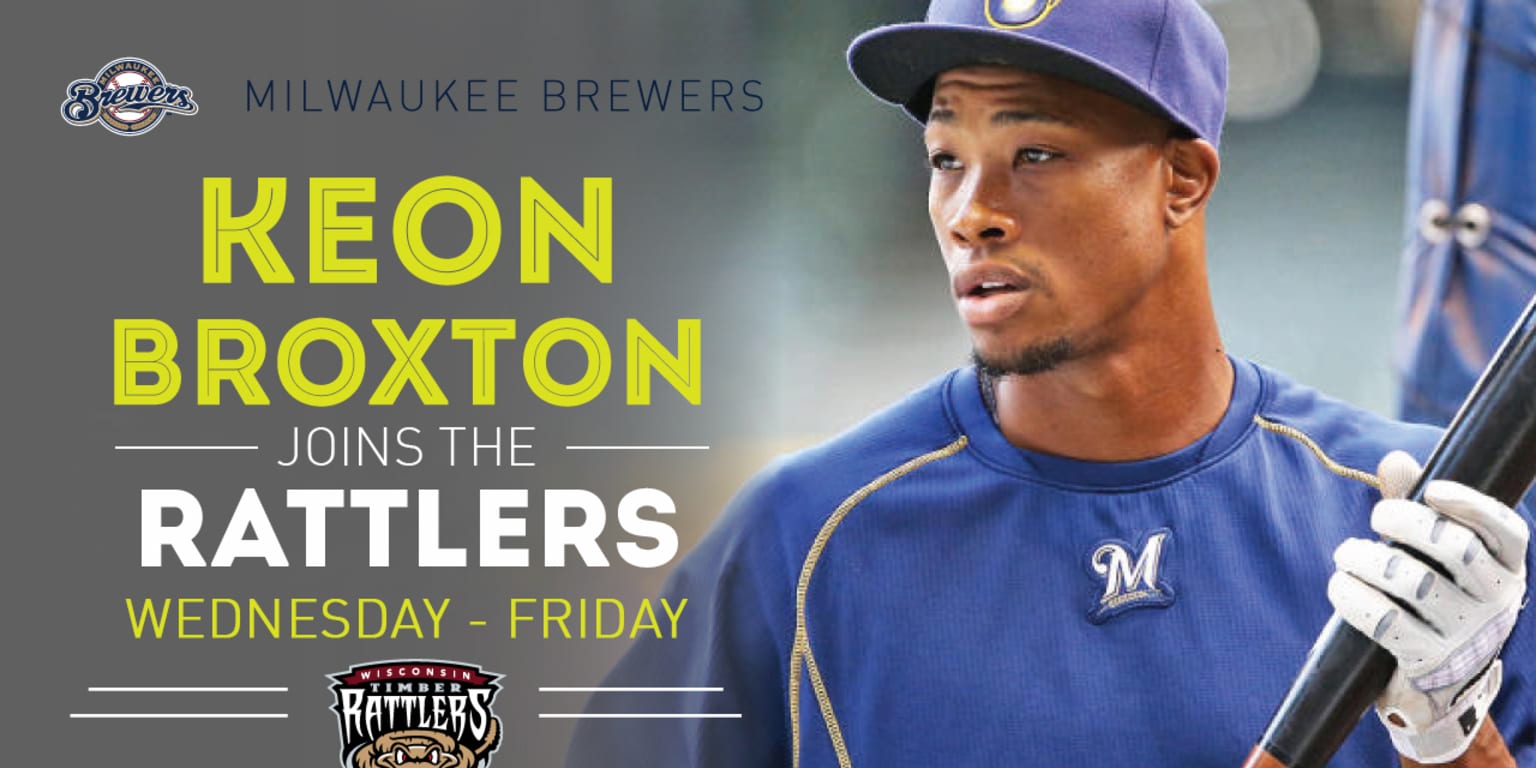 Keon Broxton Joins Timber Rattlers for Home Games August 29-31 | MiLB.com