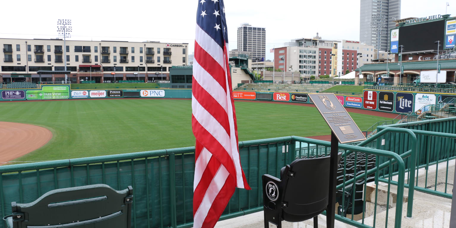 Tincaps Unveil Pow Mia Chair At Parkview Field Milb