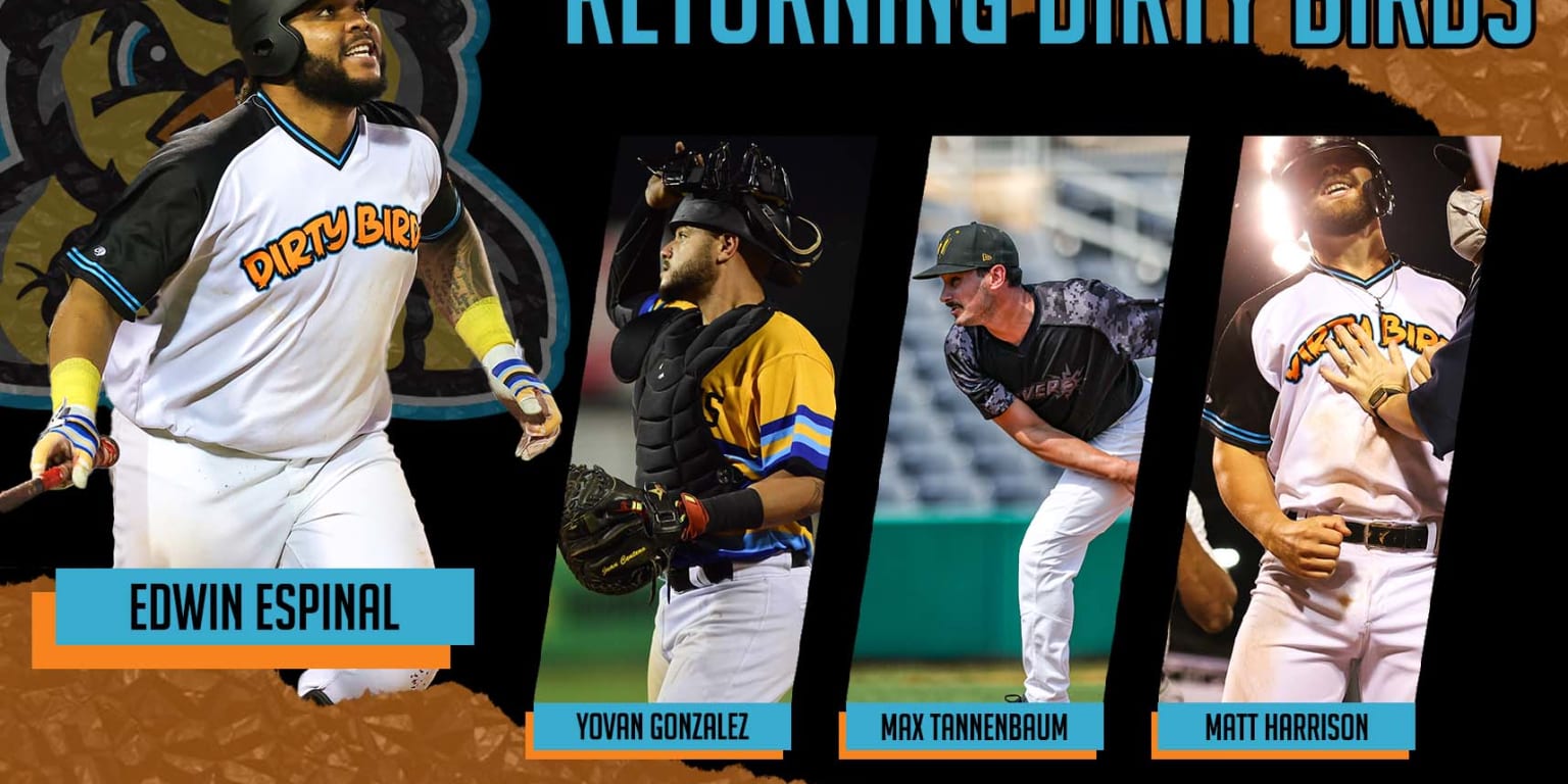EDWIN ESPINAL HEADLINES FIRST WAVE OF 2022 DIRTY BIRDS’ ROSTER | MiLB.com