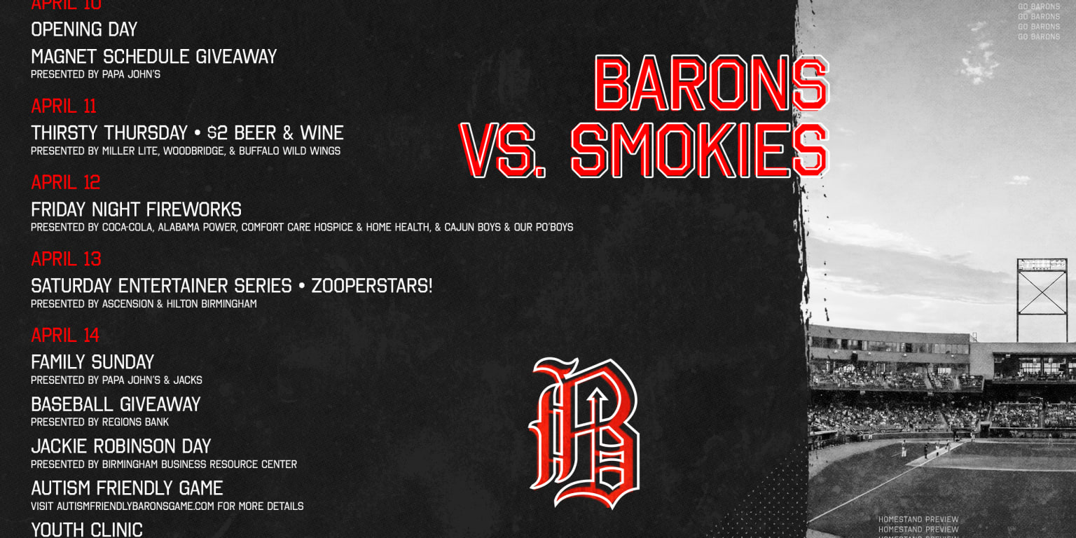 Barons Opening Homestand Preview | MiLB.com