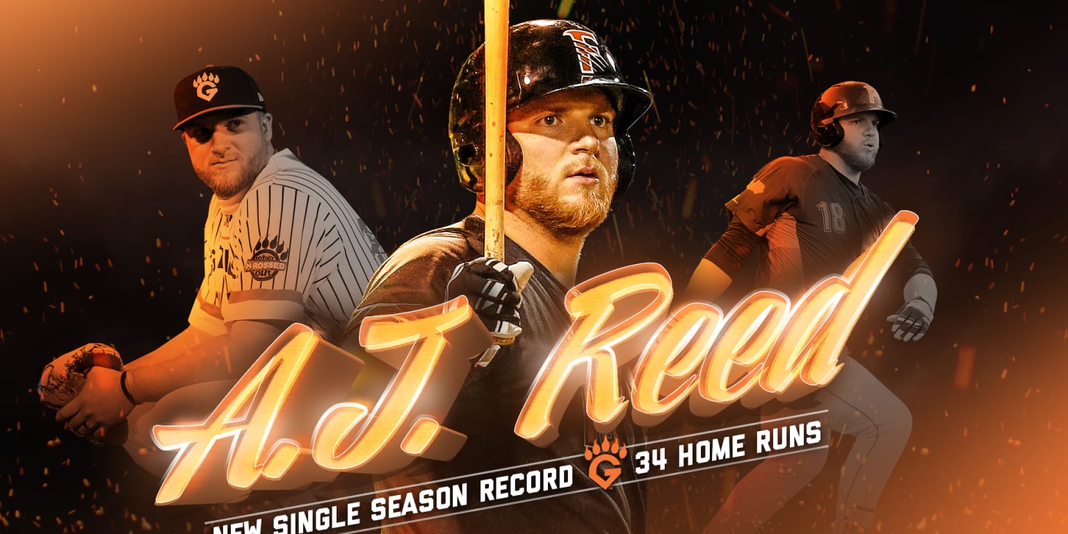 A.J. Reed breaks Fresno Grizzlies single-season home run record in 2017 ...