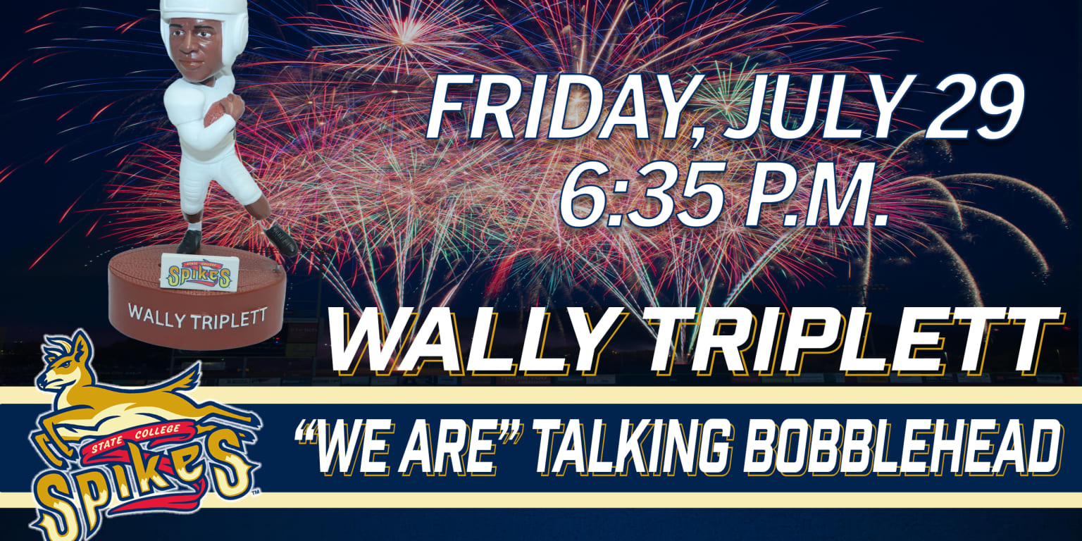 Spikes to honor Wally Triplett with "We Are" Talking Bobblehead | MiLB.com
