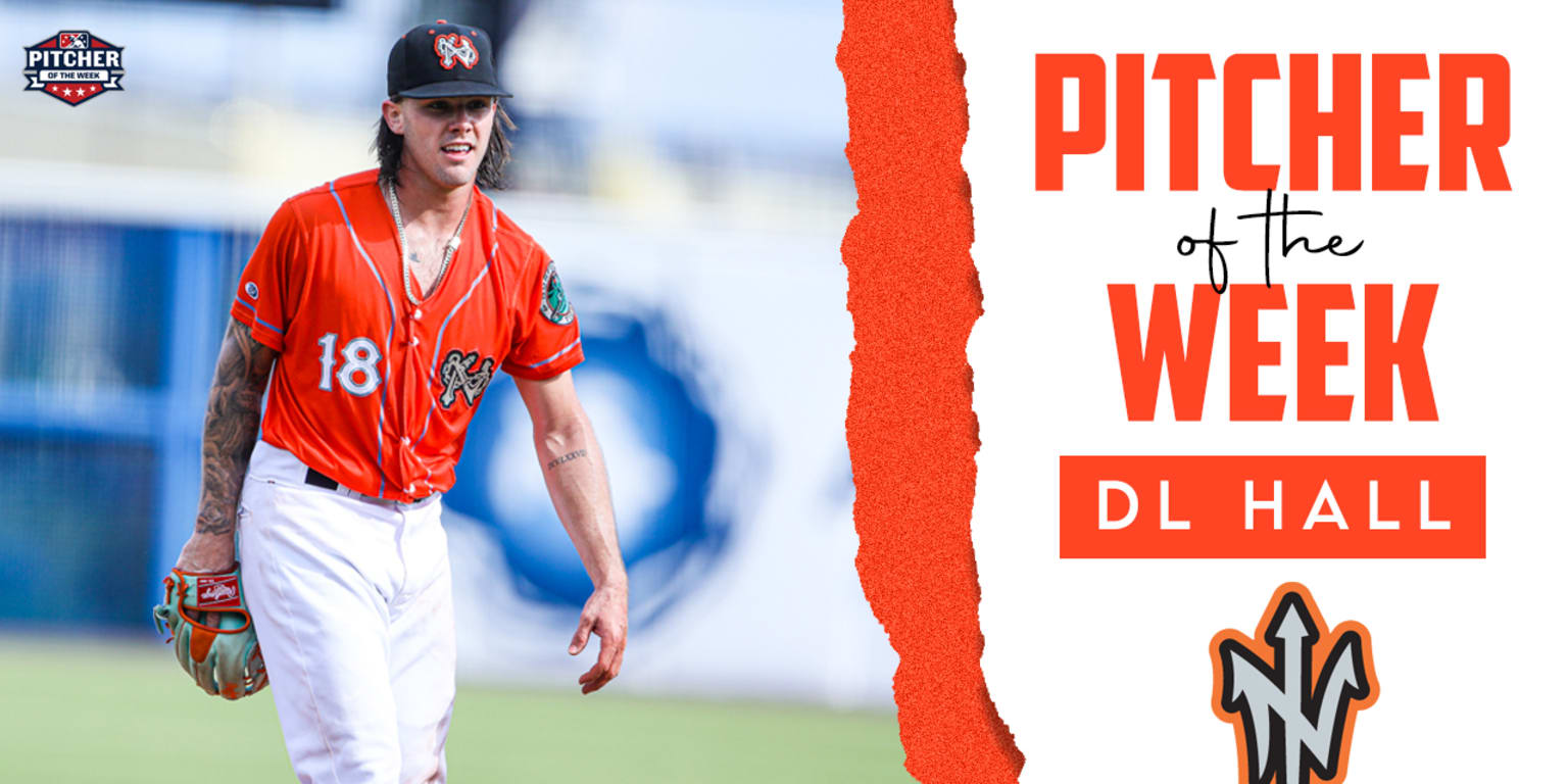 Hall Named International League Pitcher of the Week | MiLB.com