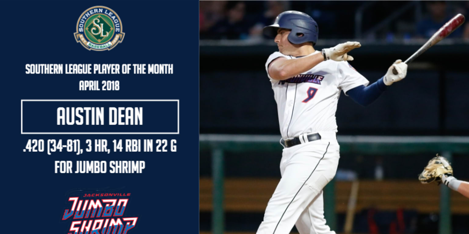Dean Southern League Player of the Month for April | MiLB.com