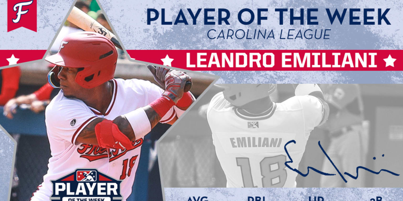 Emiliani Named Carolina League Player of the Week | MiLB.com