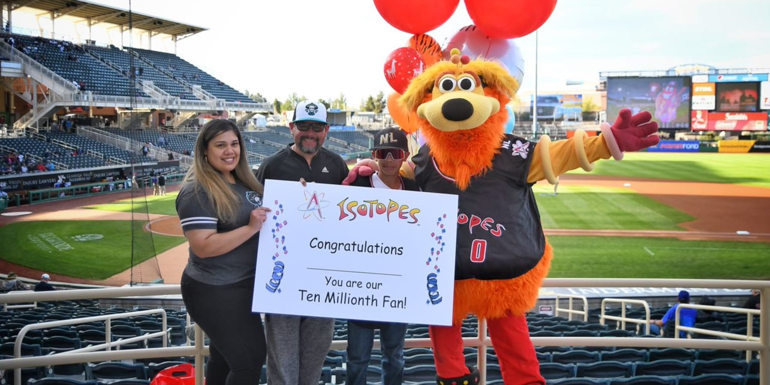 Isotopes Welcome 10 Millionth Fan | MiLB.com