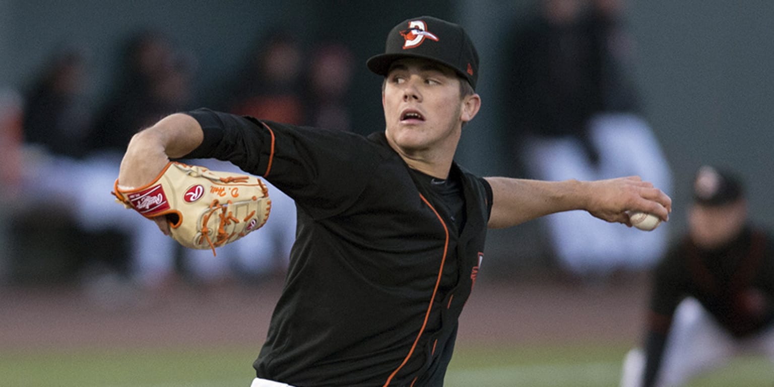 Baltimore Orioles' DL Hall keeps posting zeros for Delmarva Shorebirds ...