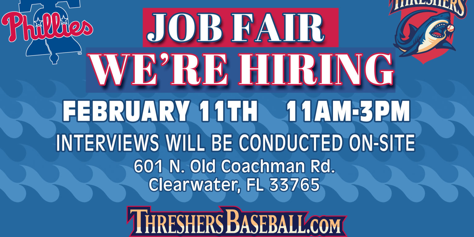 Phillies & Threshers Job Fair on Feb. 11th | MiLB.com