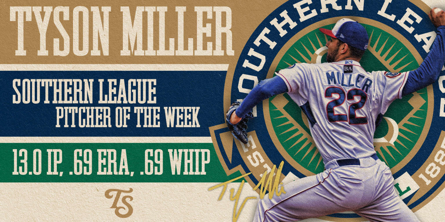 TYSON MILLER NAMED SOUTHERN LEAGUE PITCHER OF THE WEEK | Smokies