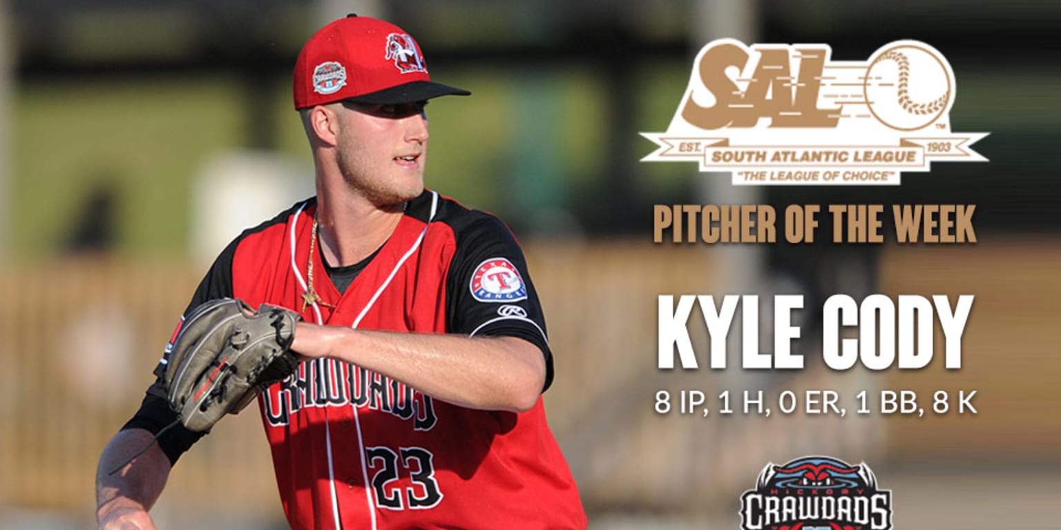 Cody named SAL Pitcher of the Week | MiLB.com