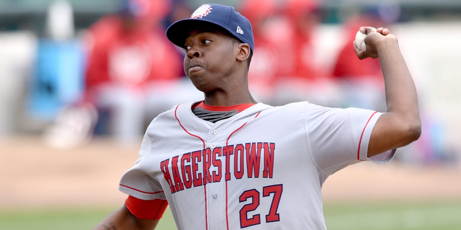 Nationals prospect McKenzie Mills throws seven scoreless for Hagerstown ...