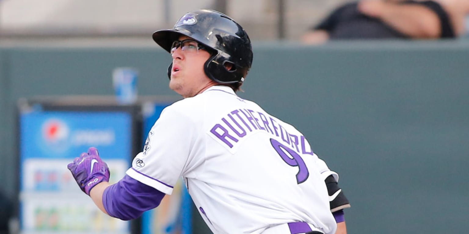 Winston-Salem Dash's Blake Rutherford exits after flipping over wall ...