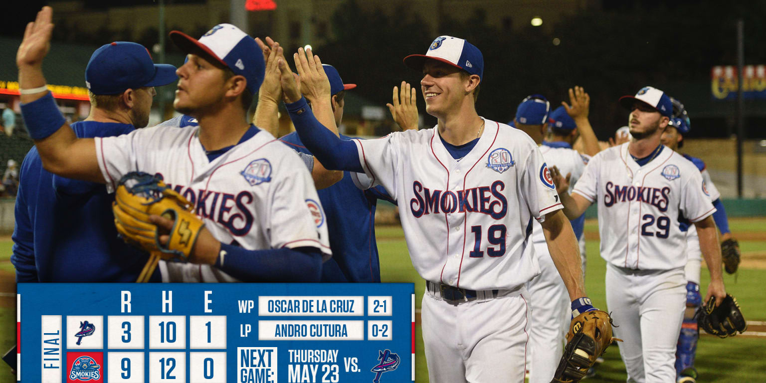 Smokies Open Up Home Stand With 9-3 Win Over Blue Wahoos | MiLB.com