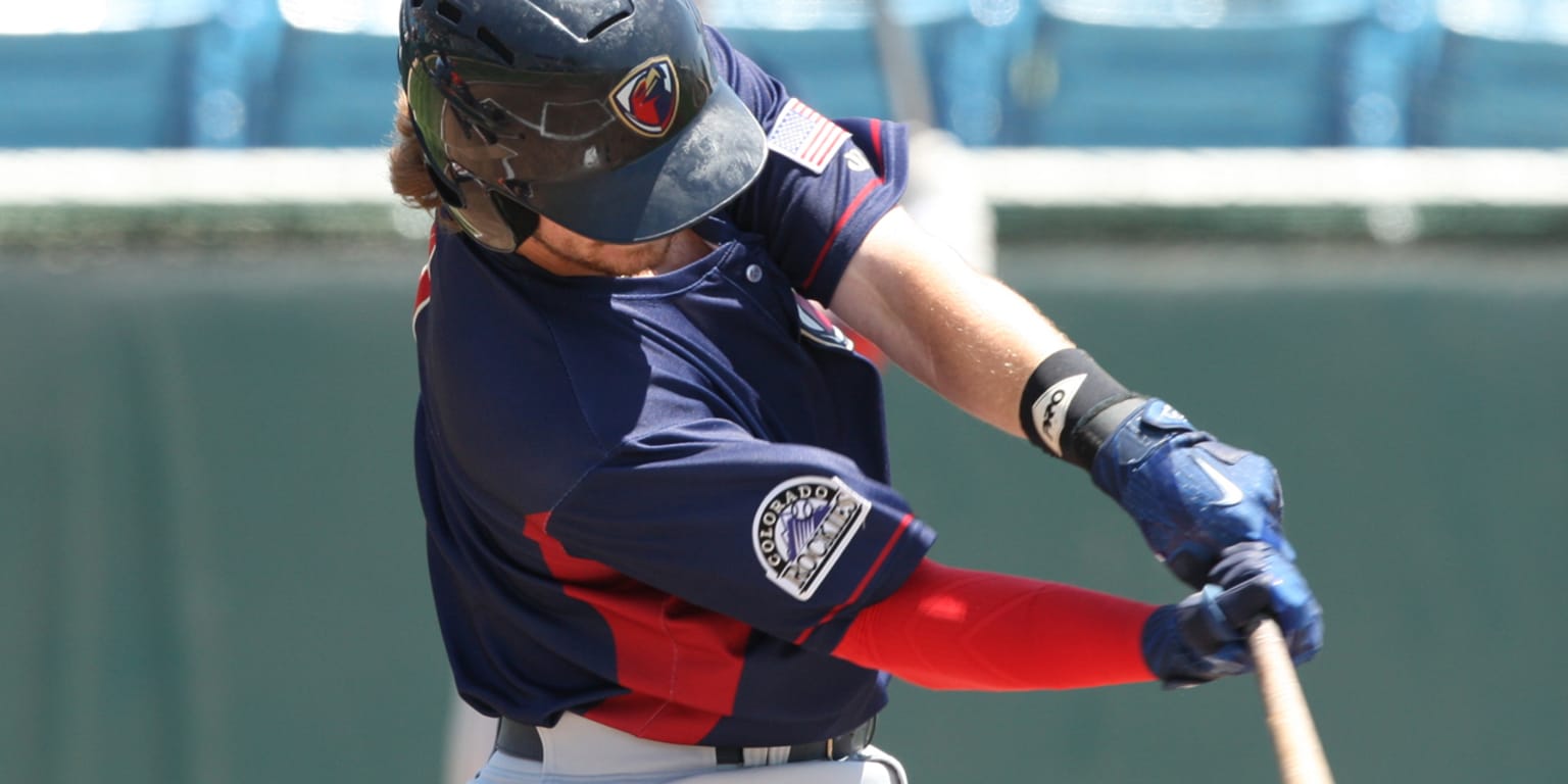 Colorado Rockies' Brendan Rodgers extends hitting streak to 20 | MiLB.com