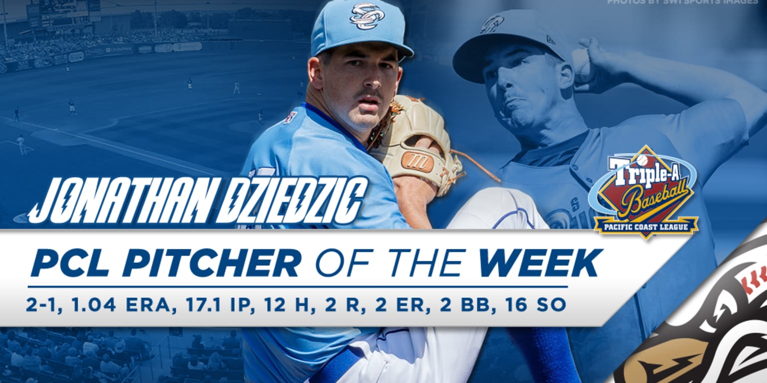 Dziedzic Named PCL Pitcher of the Week | MiLB.com