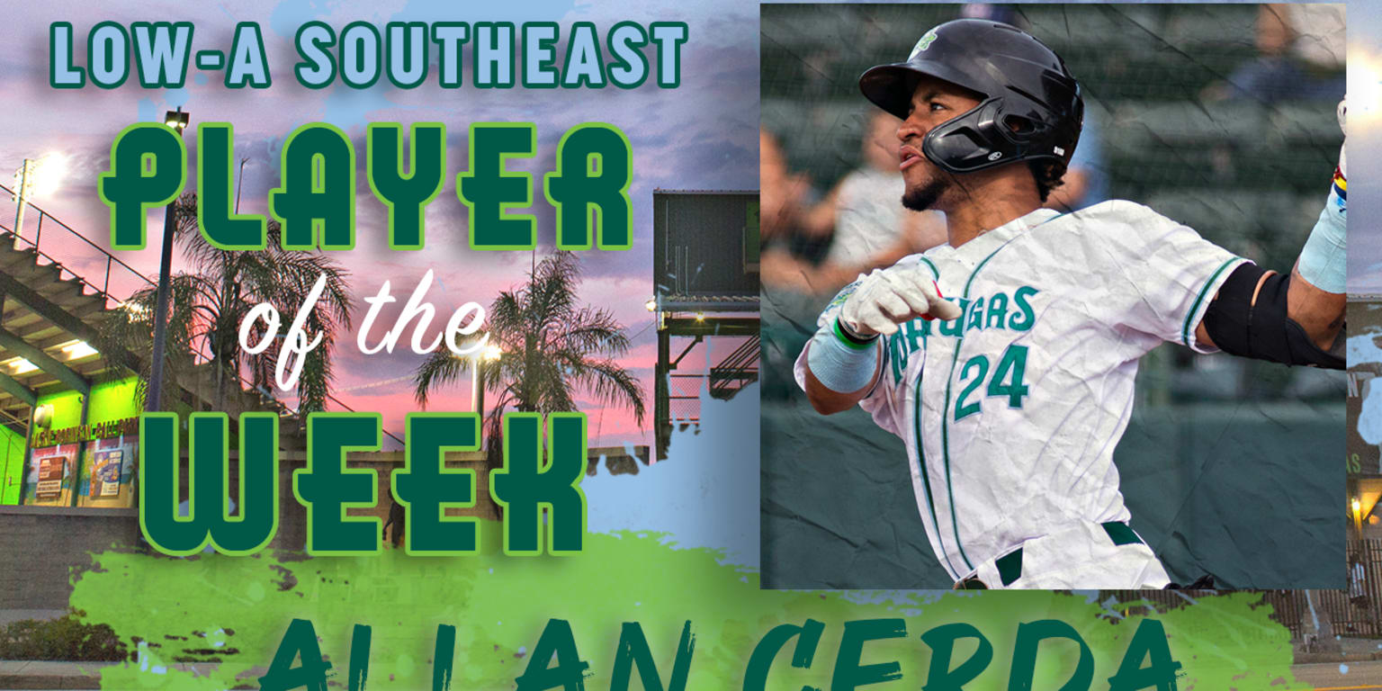 Allan Cerda recognized as Low-A Southeast Player of the Week | MiLB.com