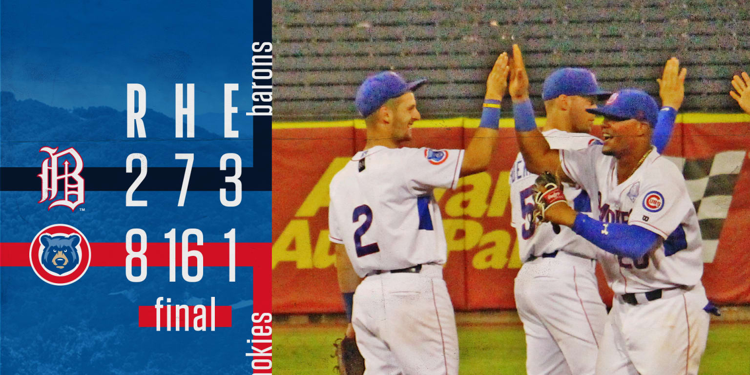 Sixteen Hits Leads Smokies to 8-2 Win Over Barons | MiLB.com