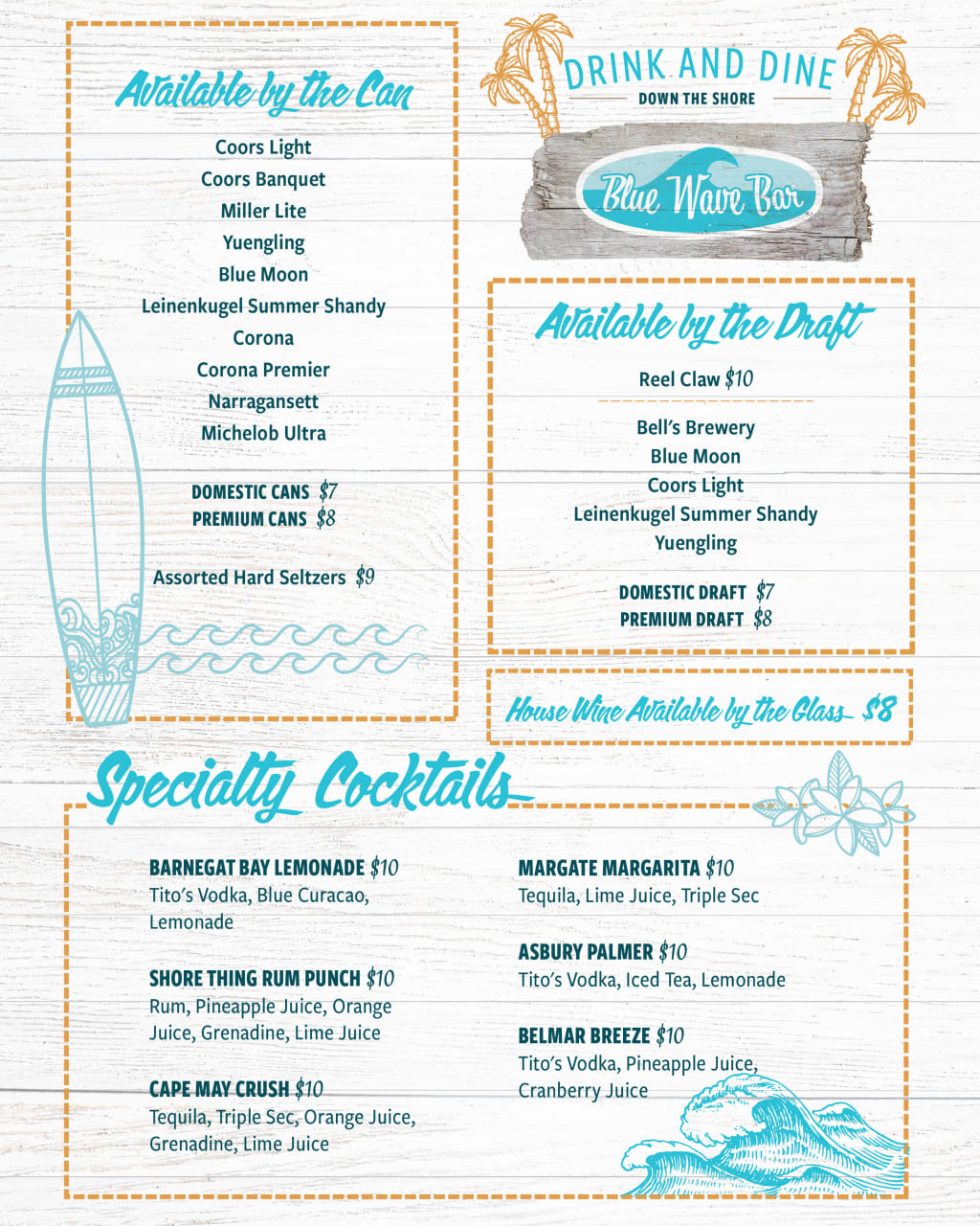 Blue Wave Bar | Jersey Shore BlueClaws | BlueClaws