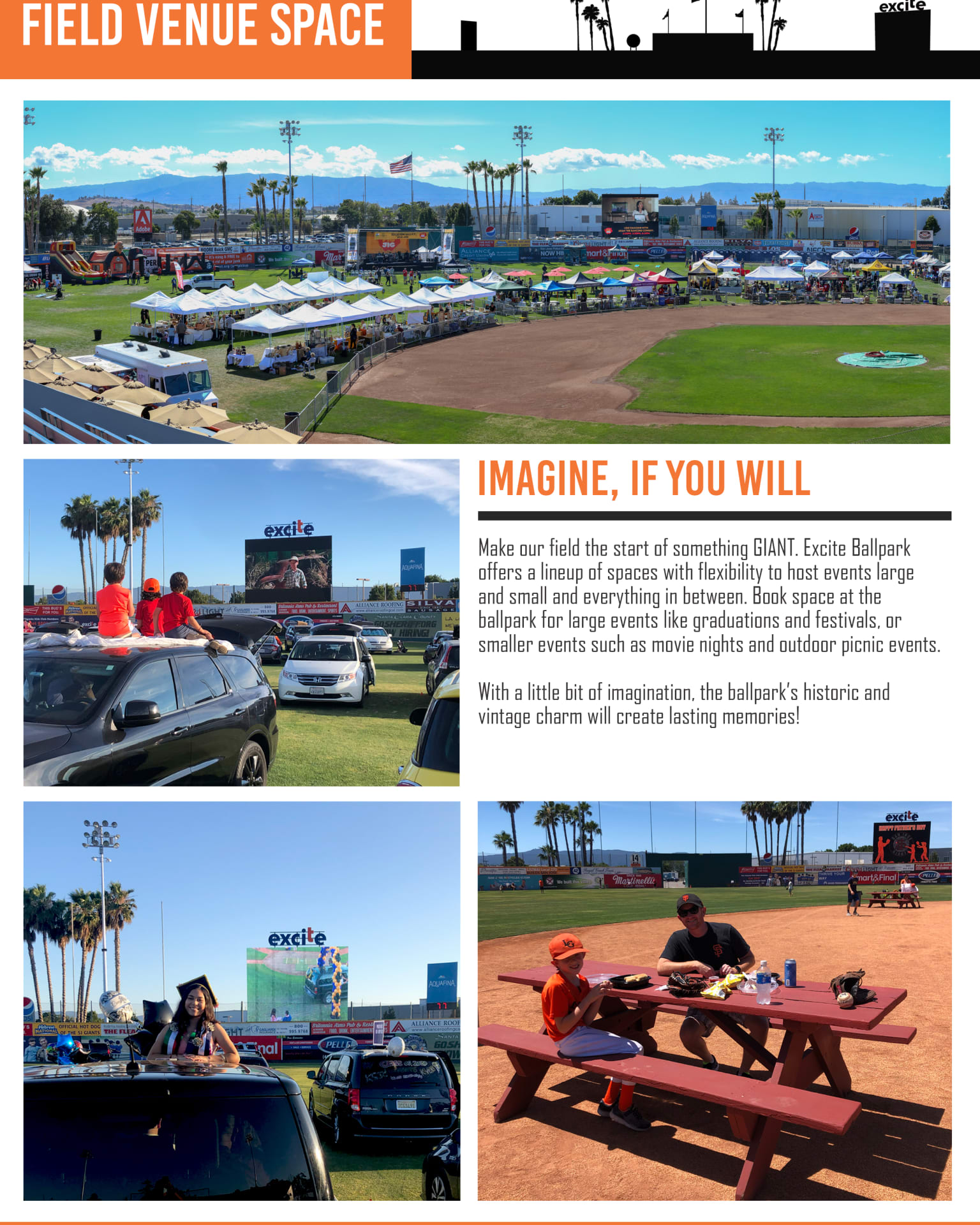 Excite Ballpark Rental | Giants