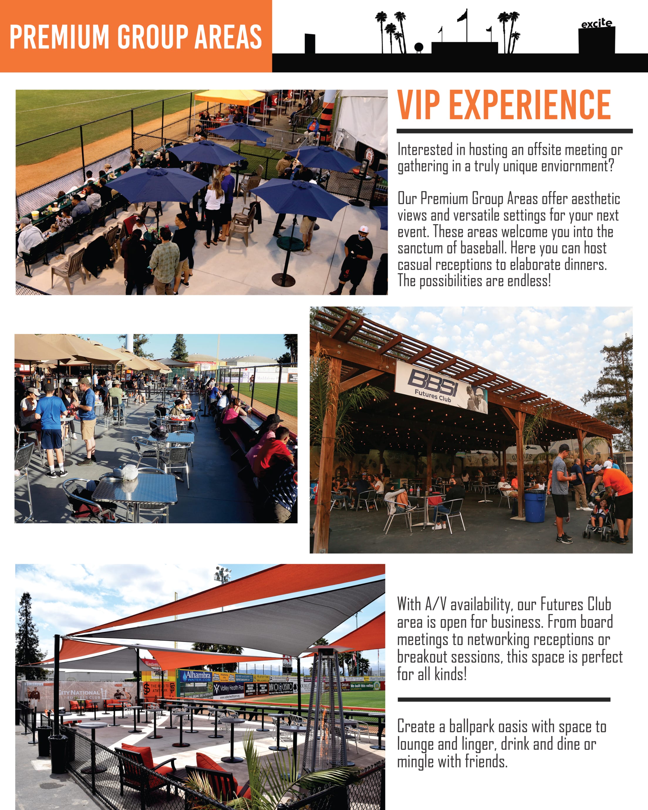 Excite Ballpark Rental | Giants