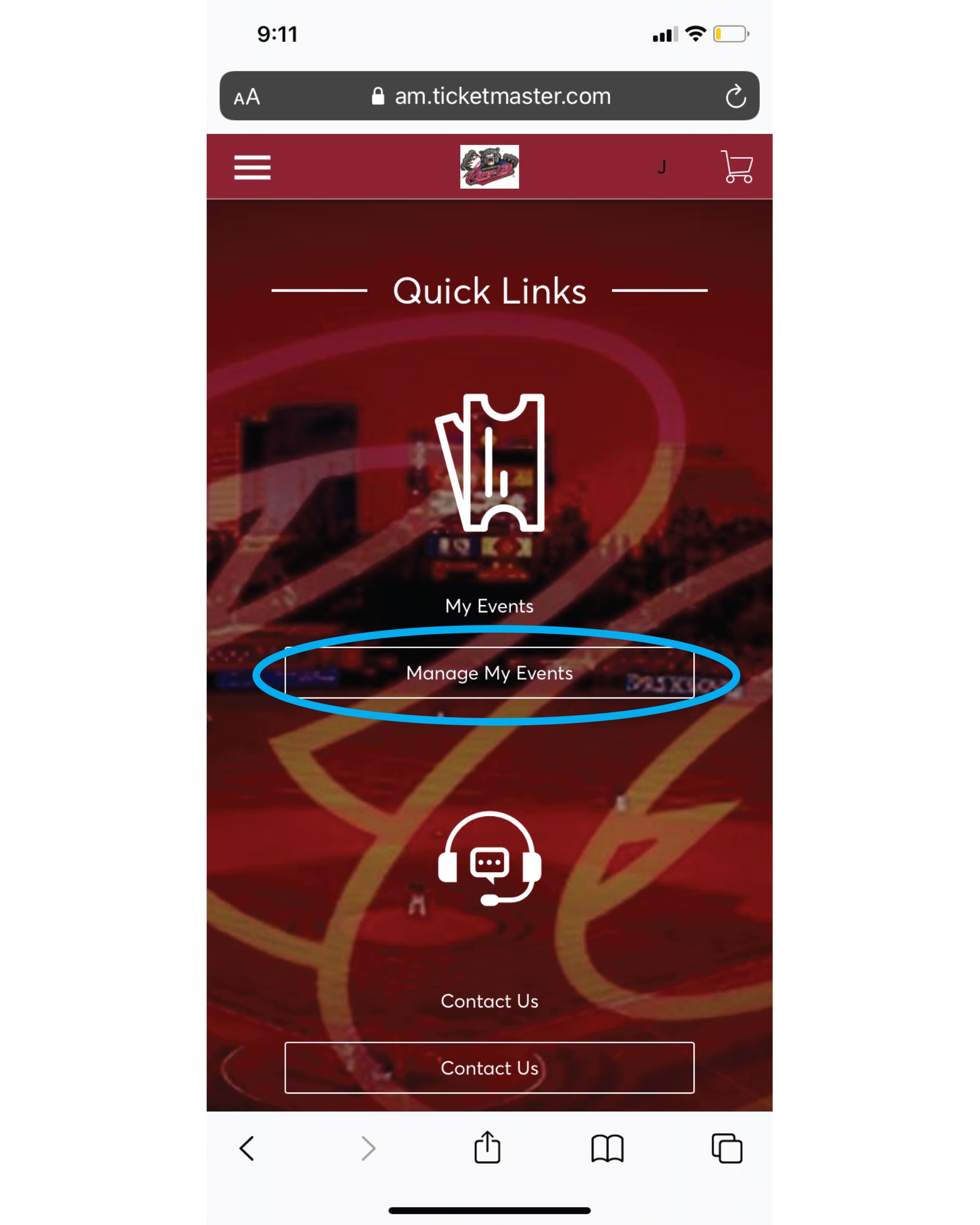 Mobile Ticketing Guidebook | River Cats