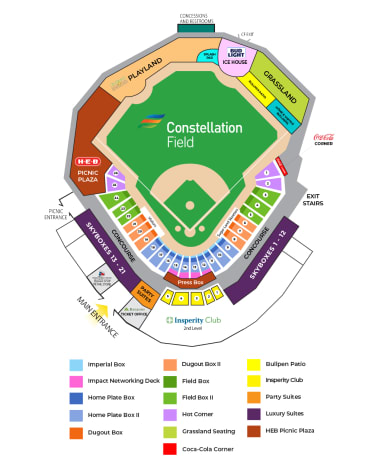 Stadium Map | Skeeters