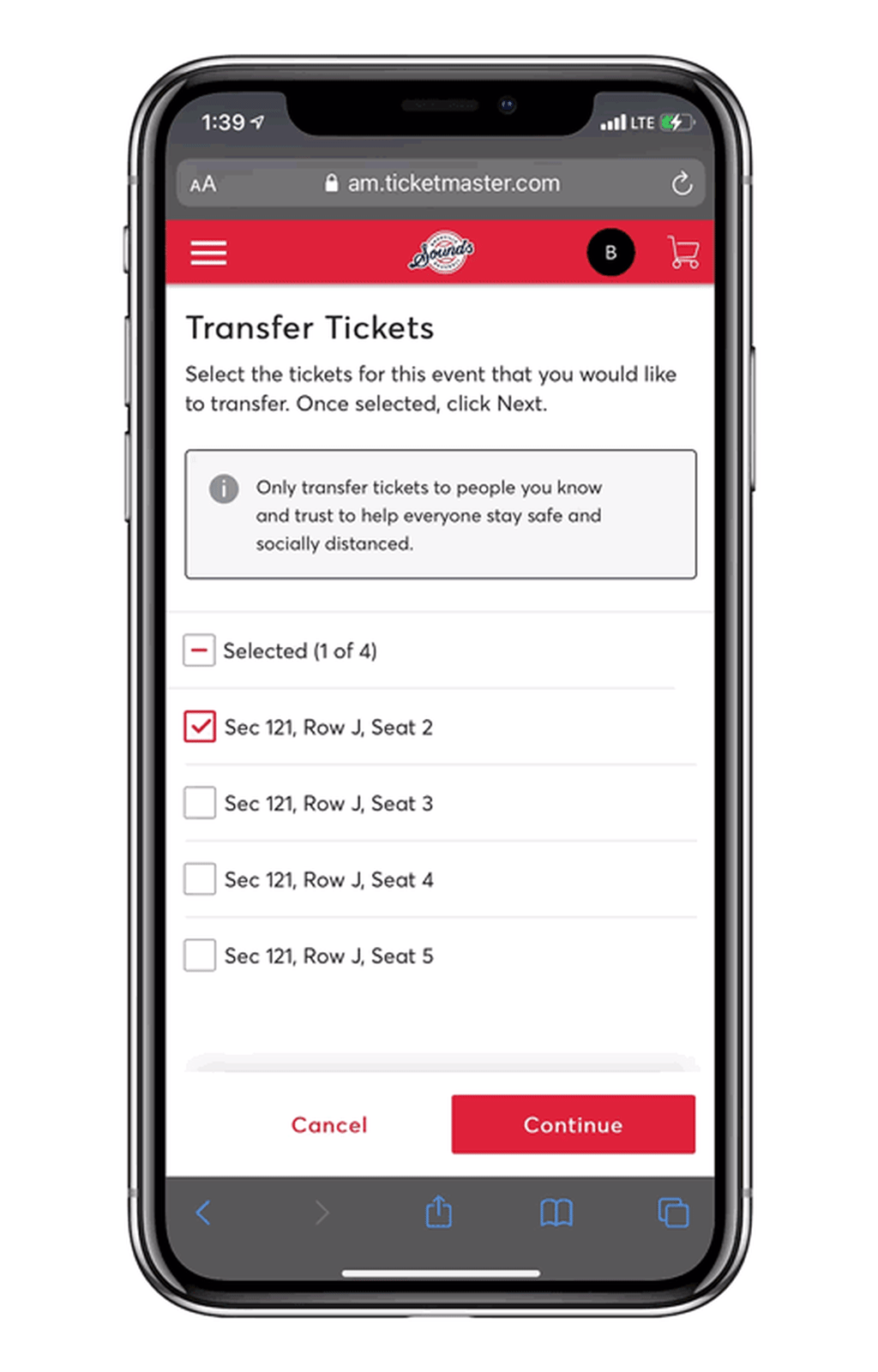 Mobile Ticketing | Sounds