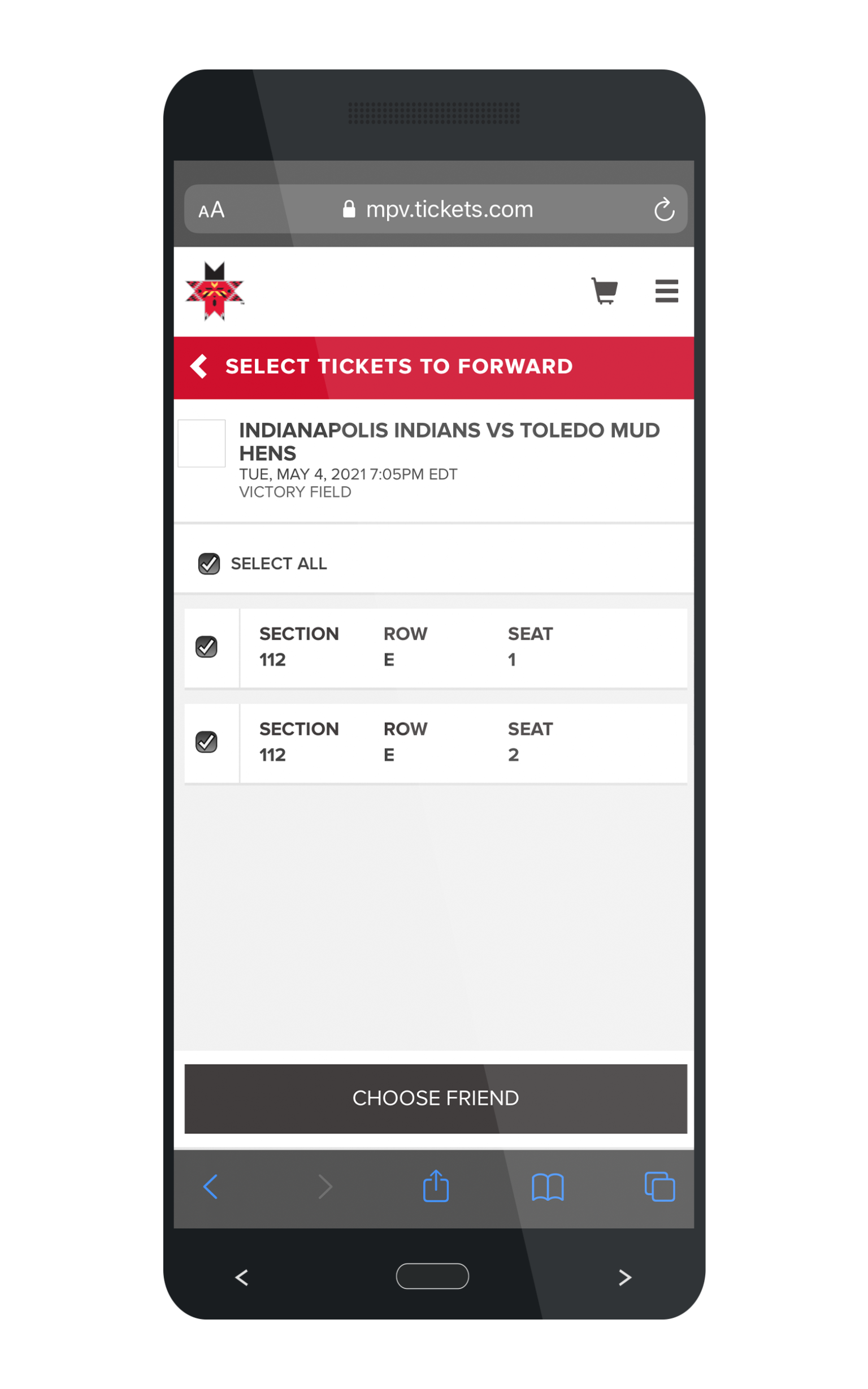 Digital Ticketing | Indians