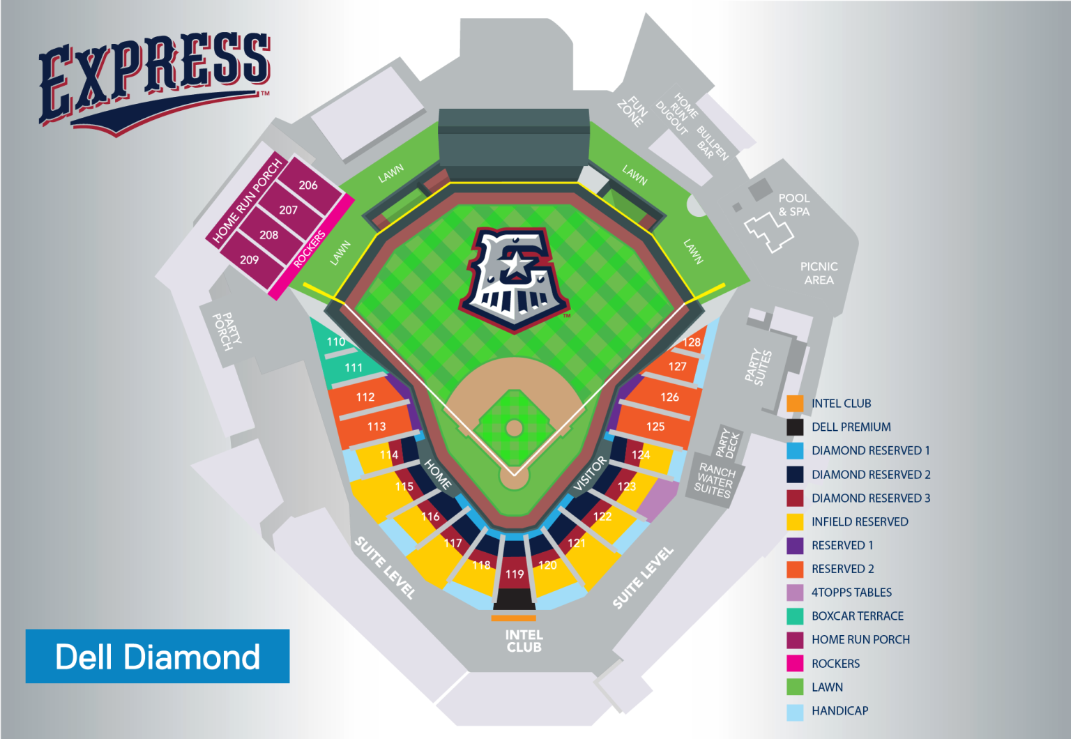 Round Rock Express Seating Chart | Express